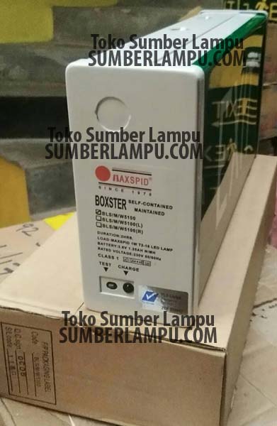 Jual Lampu EXIT model BOX MAXSPID BSL-M-W5100 | Sumber Lampu