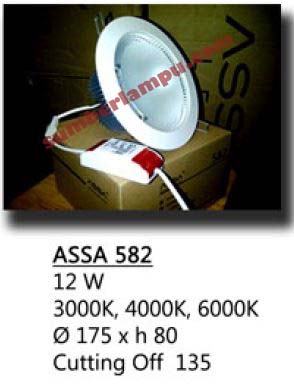 Lampu Downlight LED ASSA Series Watt Bervariasi - Toko Sumber Lampu