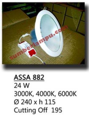 Lampu Downlight LED ASSA Series Watt Bervariasi - Toko Sumber Lampu