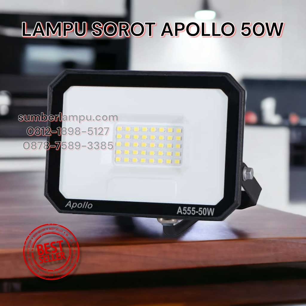 Lampu Sorot APOLLO 50W Harga Terbaru | Sumber Lampu